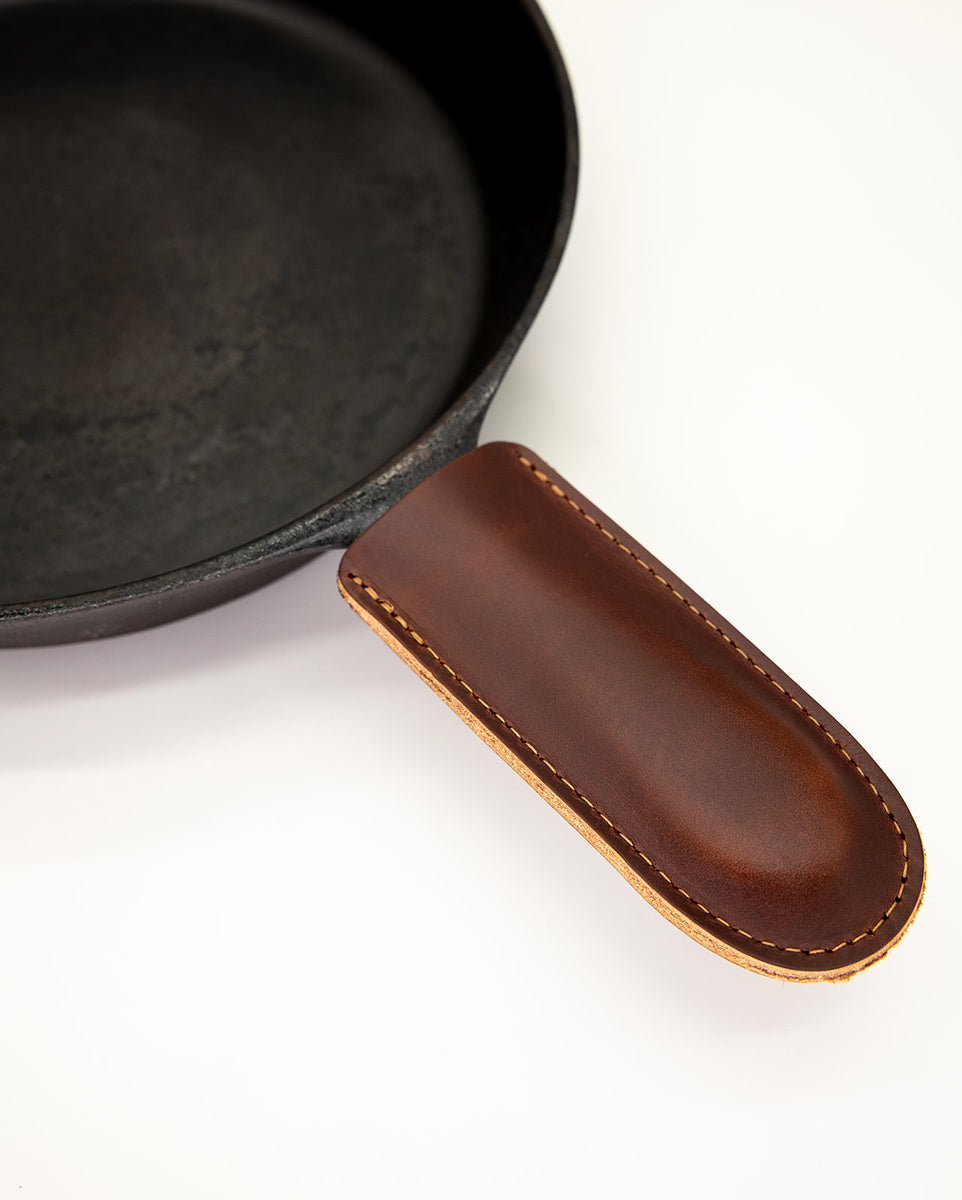 Cast Iron Handle Cover – Lindy Leather